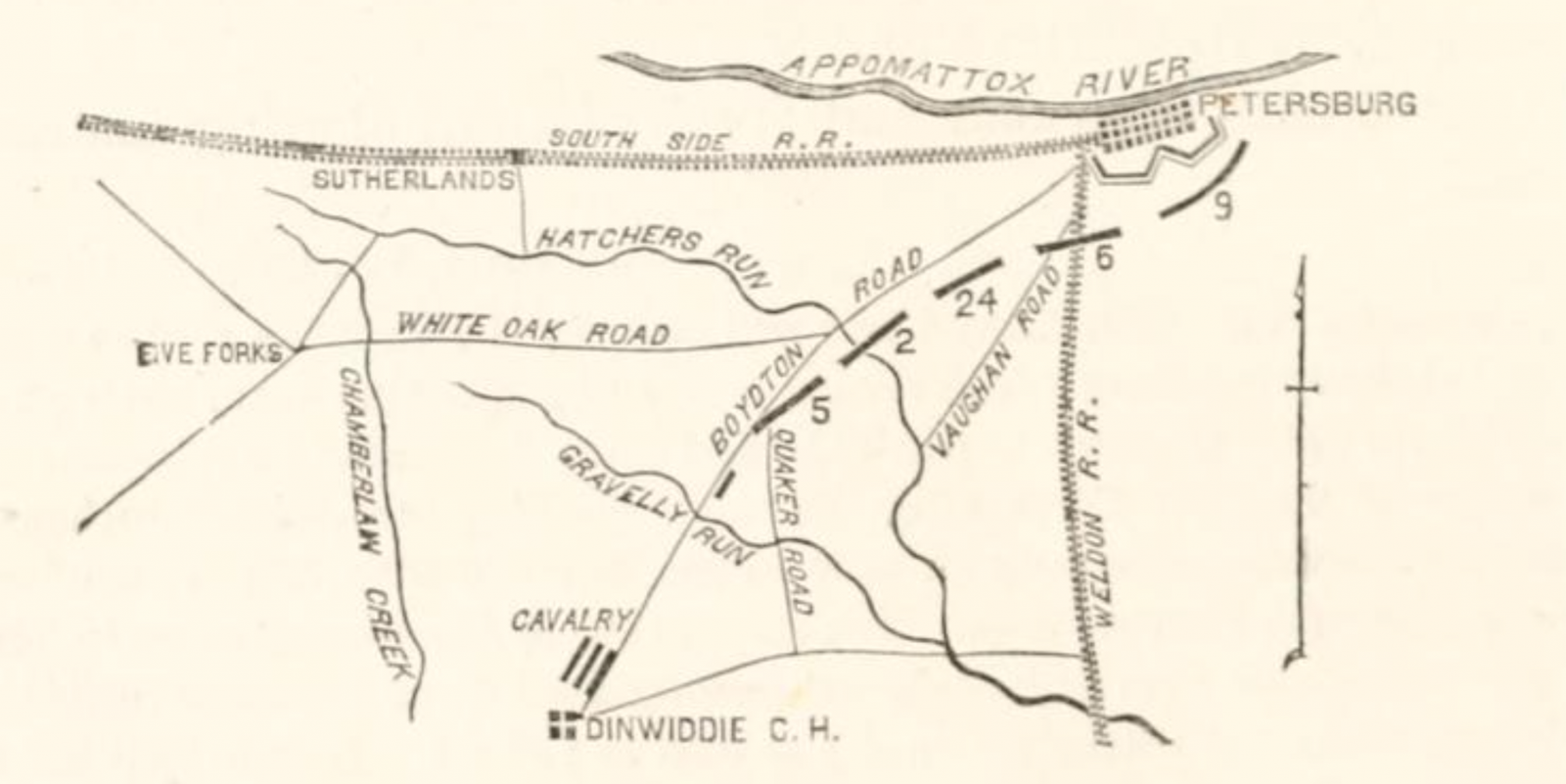 The Beginning of the Appomattox Campaign – The Battle of White Oak Road ...